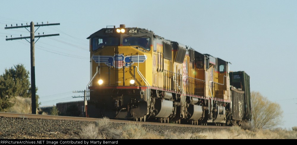 UP 4154 NB Detour on the BNSF Oregon Trunk